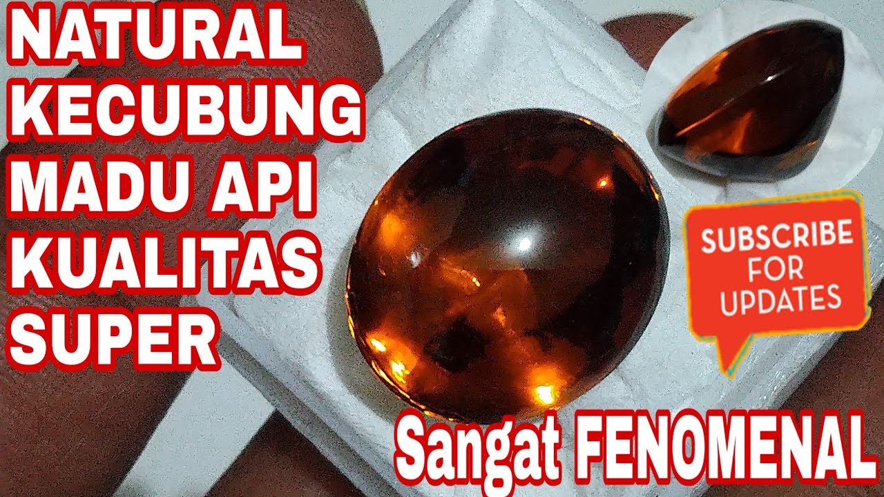 Batu Kecubung madu api super #Colections #rare #fenomenal - YouTube