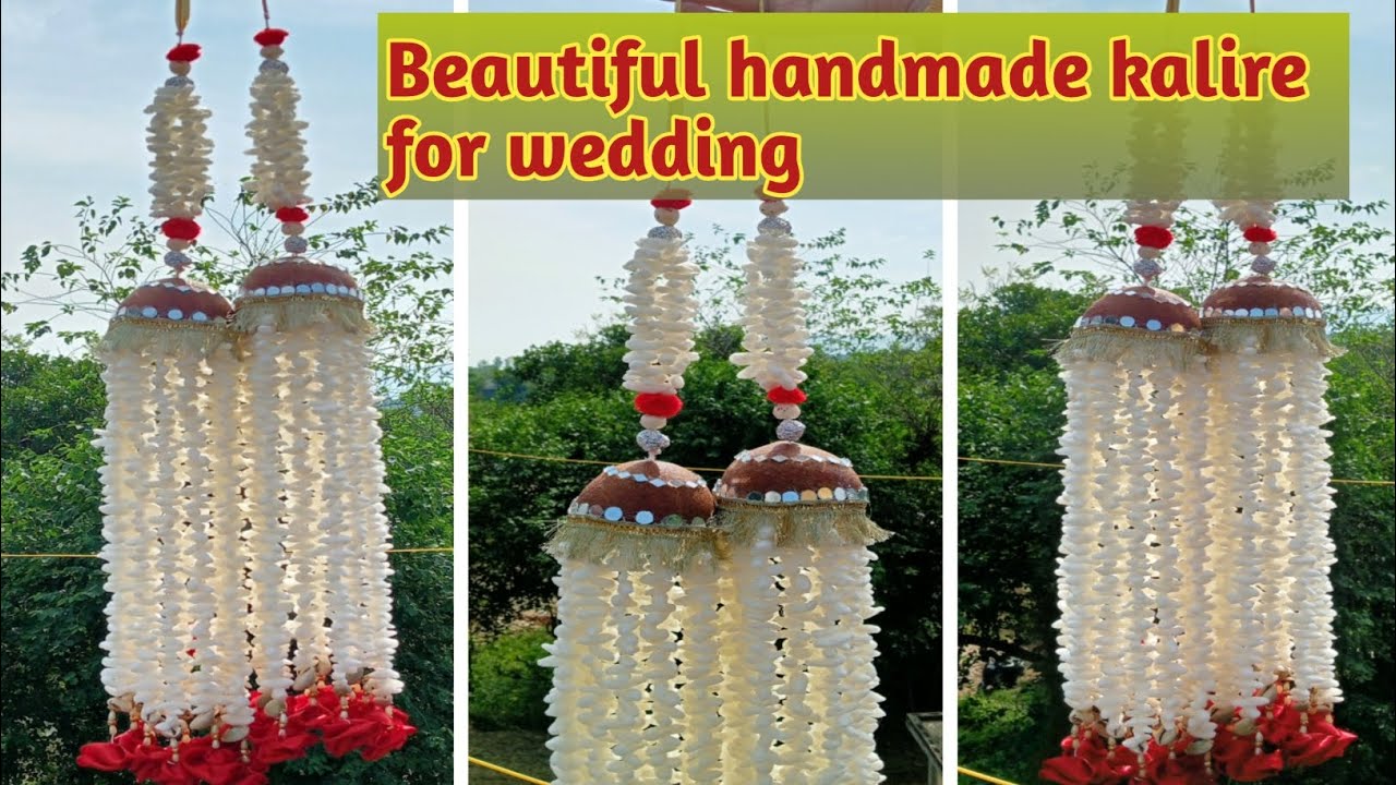 Handmade kalire for wedding || Handmade kalire बिल्कुल आसान तरीके से ...