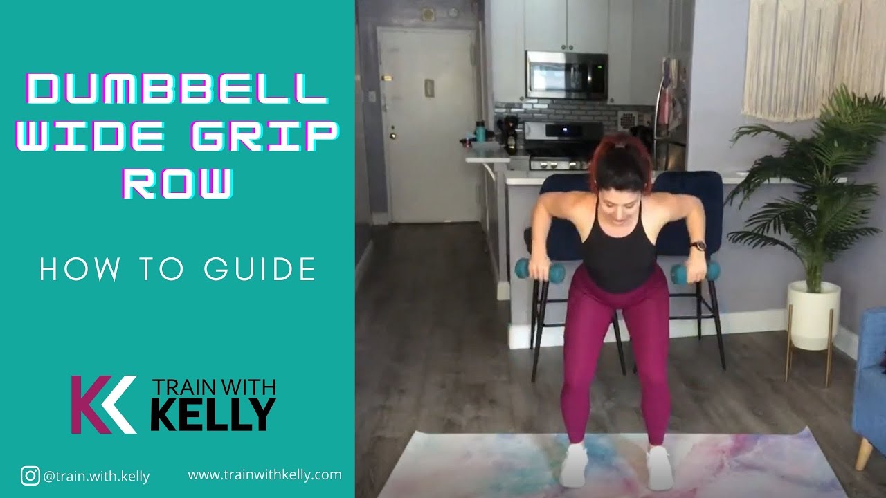 DUMBBELL WIDE GRIP ROW: How To Guide - YouTube