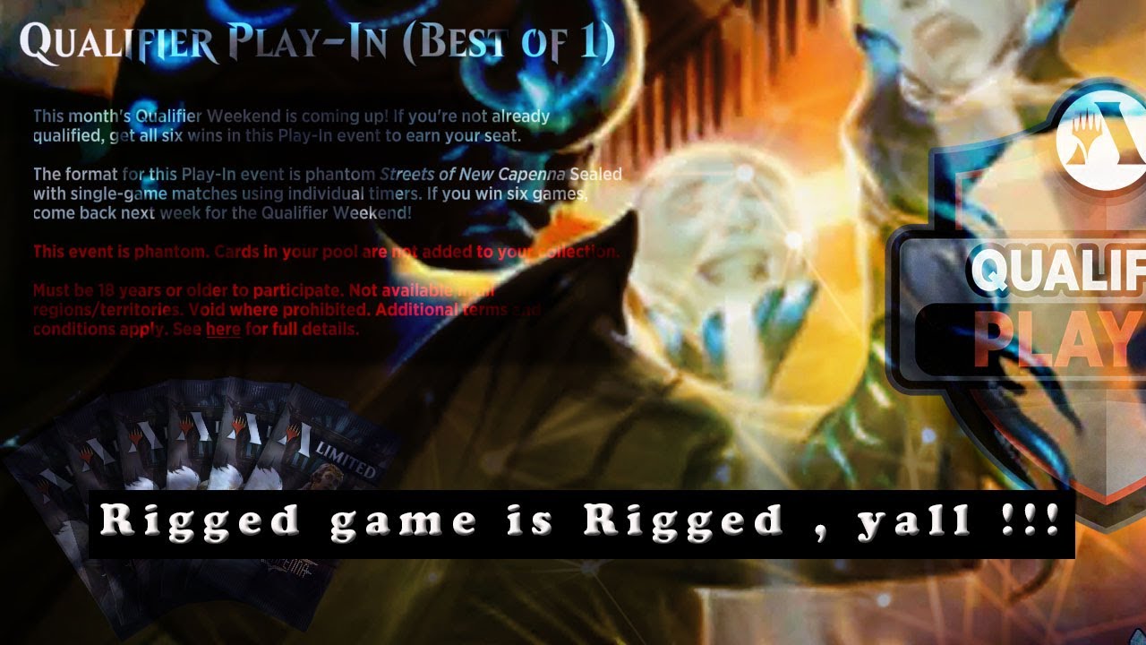 Qualifier Play In - Rigged games are rigged - MTG - Arena - Magic the ...