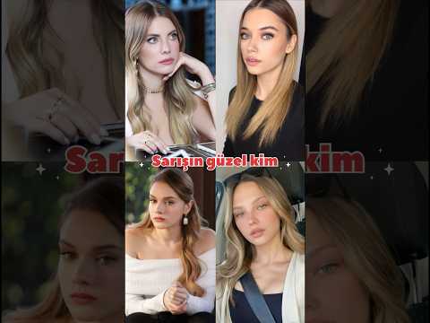 Sarışın güzel kim? #afrasaraçoğlu #miraydaner #edaece #nilsuberfinaktaş