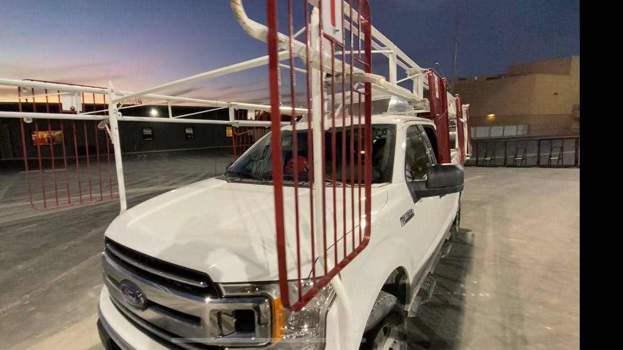Riding in a Harness Racing Starting Gate Truck - YouTube