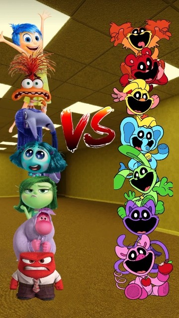 Inside Out VS Smiling Critters - YouTube