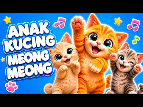 Lagu Anak Kucing Meong Meong | Lagu Anak Indonesia | Animasi Lucu