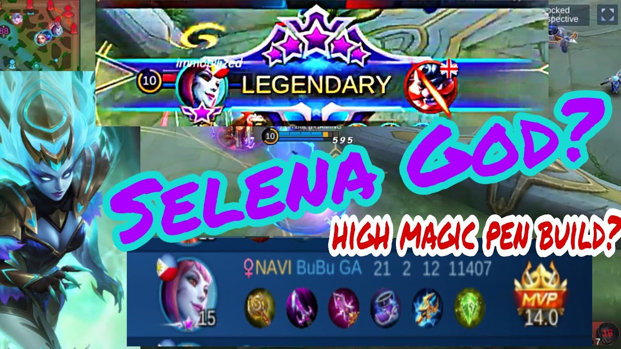 High Magic Penetration Item Build for Selena | MLBB - YouTube