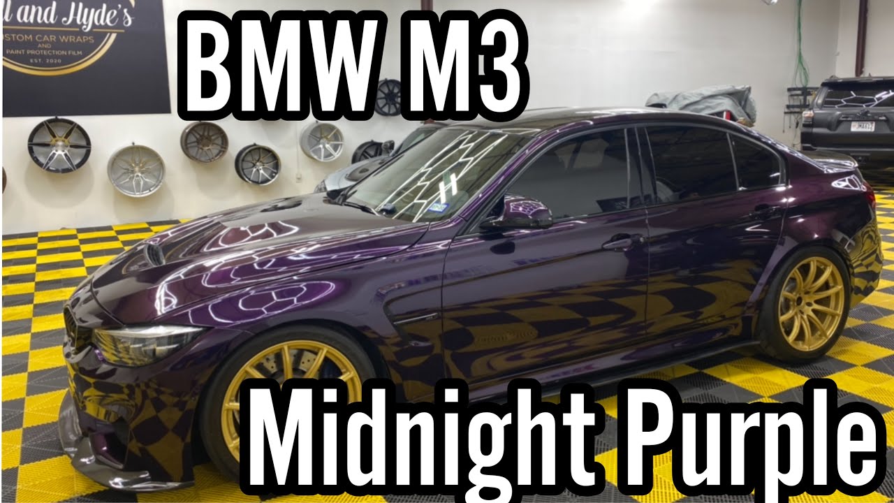 BMW M3 FULL COLOR CHANGE ... INOZETEK MIDNIGHT PURPLE @ JEKYLLANDHYDES ...