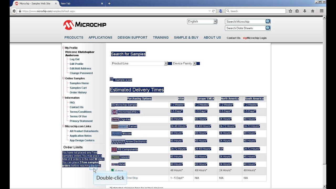 How to order free sample chips from Microchip for EE class - YouTube