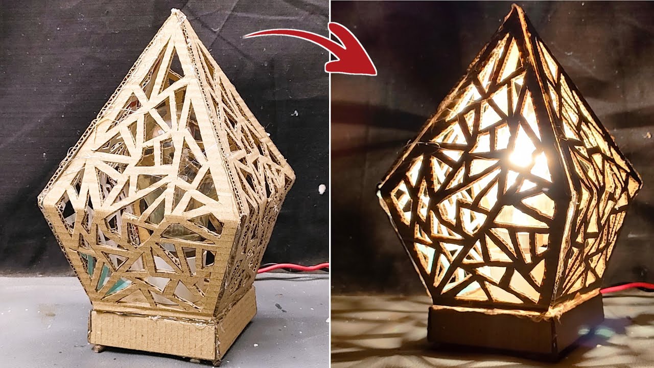 Cardboard Home decoration craft // Room Decor // Best out of West ...