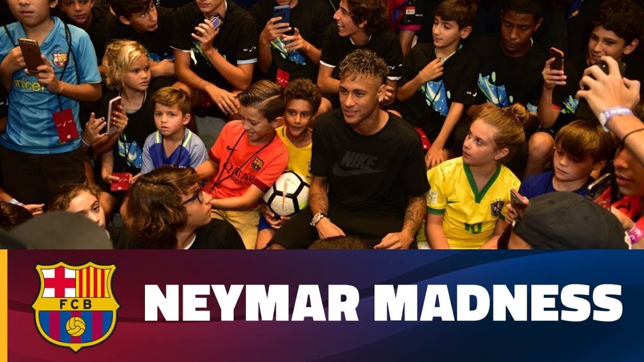 INSIDE TOUR | Neymar madness at Miami Beach #LiveMiami - YouTube