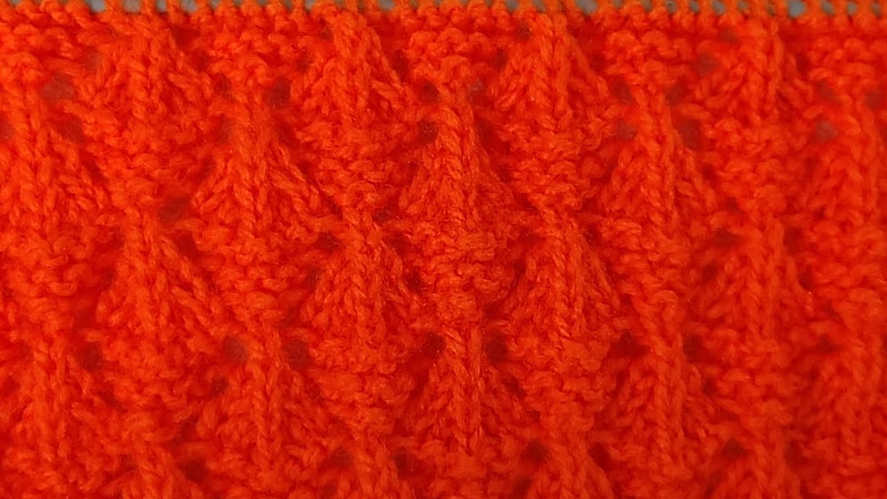 बहुत खूबसूरत जालीदार 🧶बुनाई पैटर्न Very beautiful openwork🧶knitting pattern - YouTube