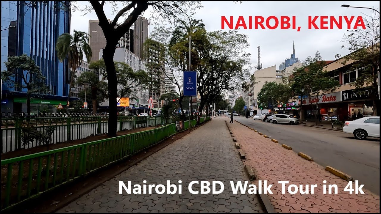 Walking around the streets of Nairobi City, Kenya. 4k - YouTube