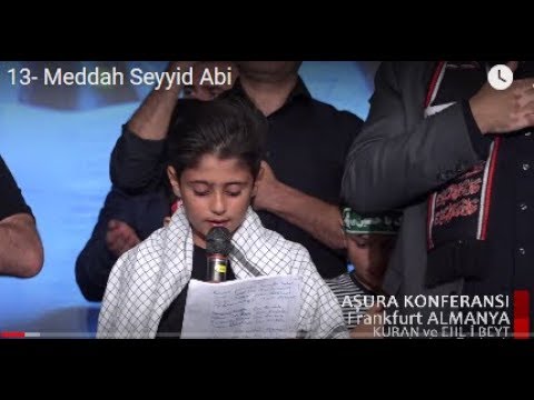 13- Minik Meddah Seyyid Abi | AŞURA KONFERANSI | ALMANYA | Ehlibeyt Kültür Derneği - Vahdet TV
