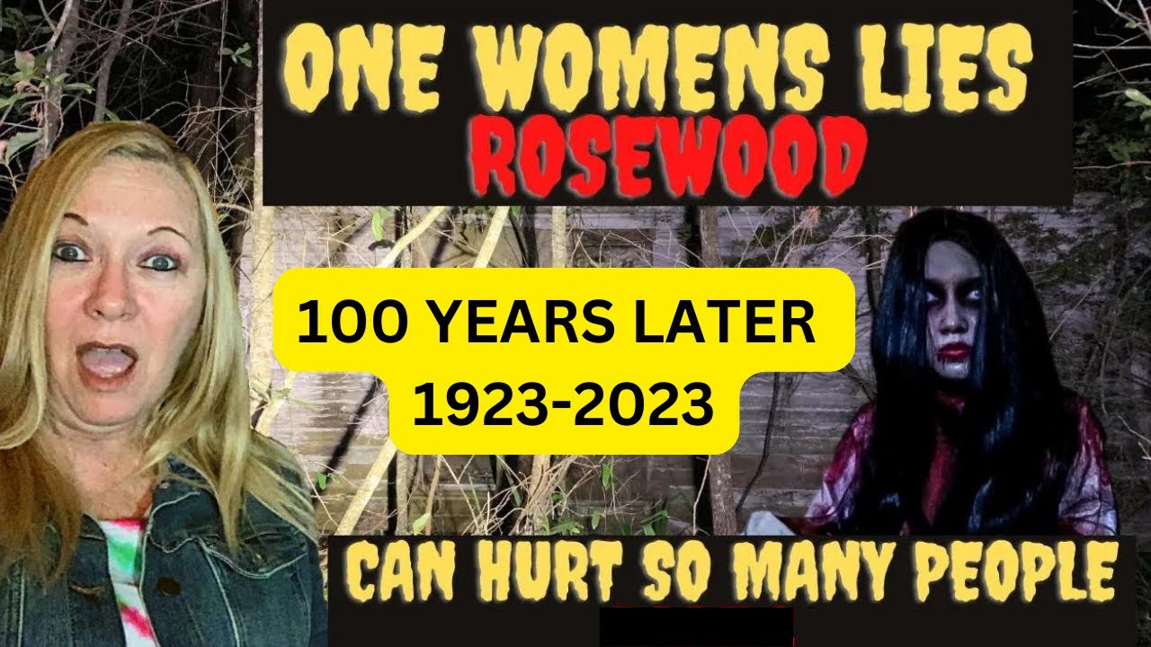 ROSEWOOD MASSACRE 100 YEARS AGO IN 1923 - ONE WOMENS LIES - YouTube