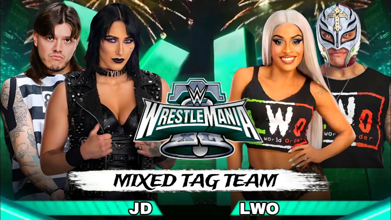 Rhea Ripley & Dominik Mysterio vs Zelina Vega & Rey Mysterio Full Match ...