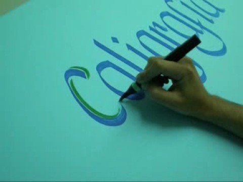 caligrafia el caligrafo - calligraphy - YouTube