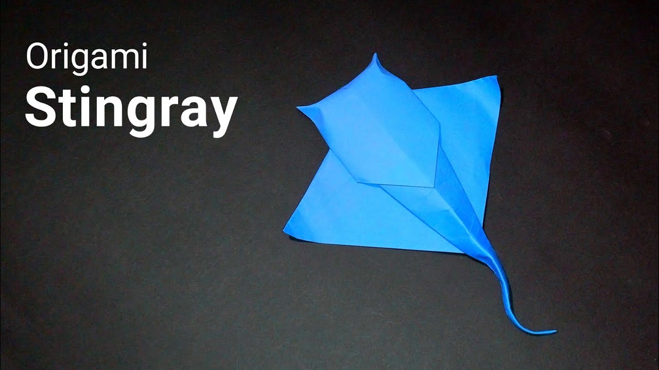 Origami Paper Stingray - Origami Tutorial - YouTube