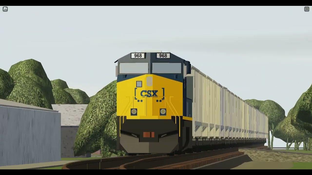 CSX 1973 Chessie System Heritage Leads B264 Roblox Southline District RO-Scale - YouTube