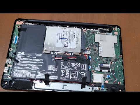 Asus E202SA-FD111T Upgrade SSD SATA - YouTube