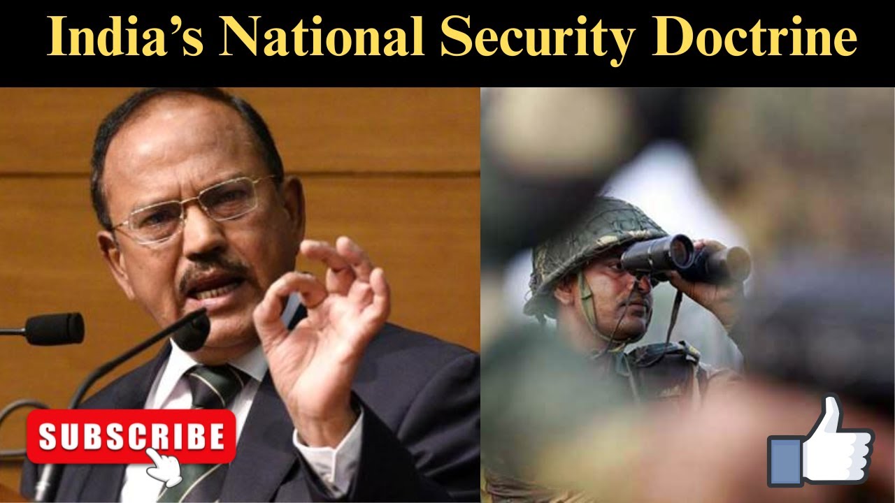 National Security Doctrine of India | Strategic, Military & Cyber ...