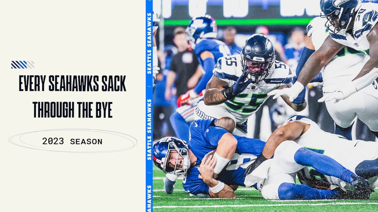 Every Seahawks Sack Through The Bye | 2023 Season - YouTube