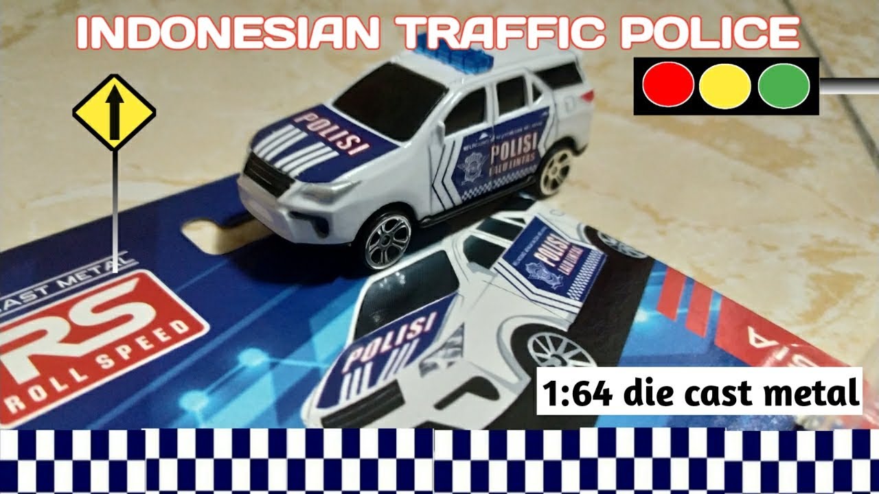 REVIEW MOBIL DIE CAST MINI POLISI LALU LINTAS INDONESIA | SKALA 1:64 ...