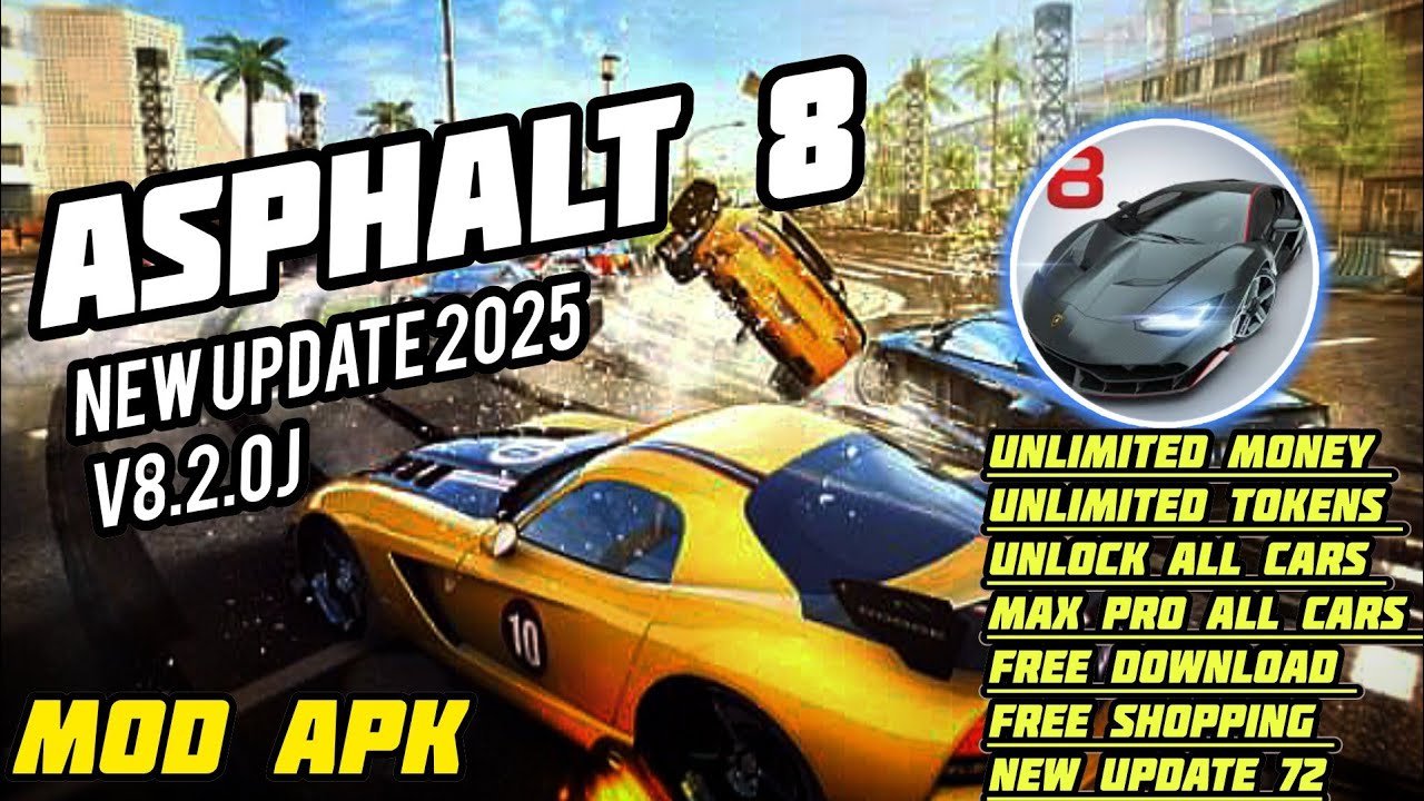 Mod Apk - Asphalt 8 New Update 2025 v8.2.0j | Asphalt 8 Mod Apk ...