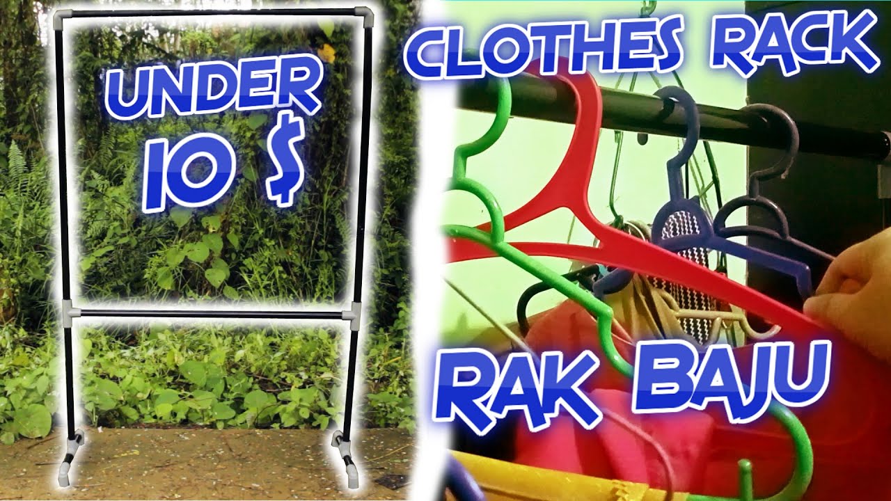Membuat Rak Baju dari Pipa PVC Solusi Kamar Sempit diBawah 100 Ribu ...