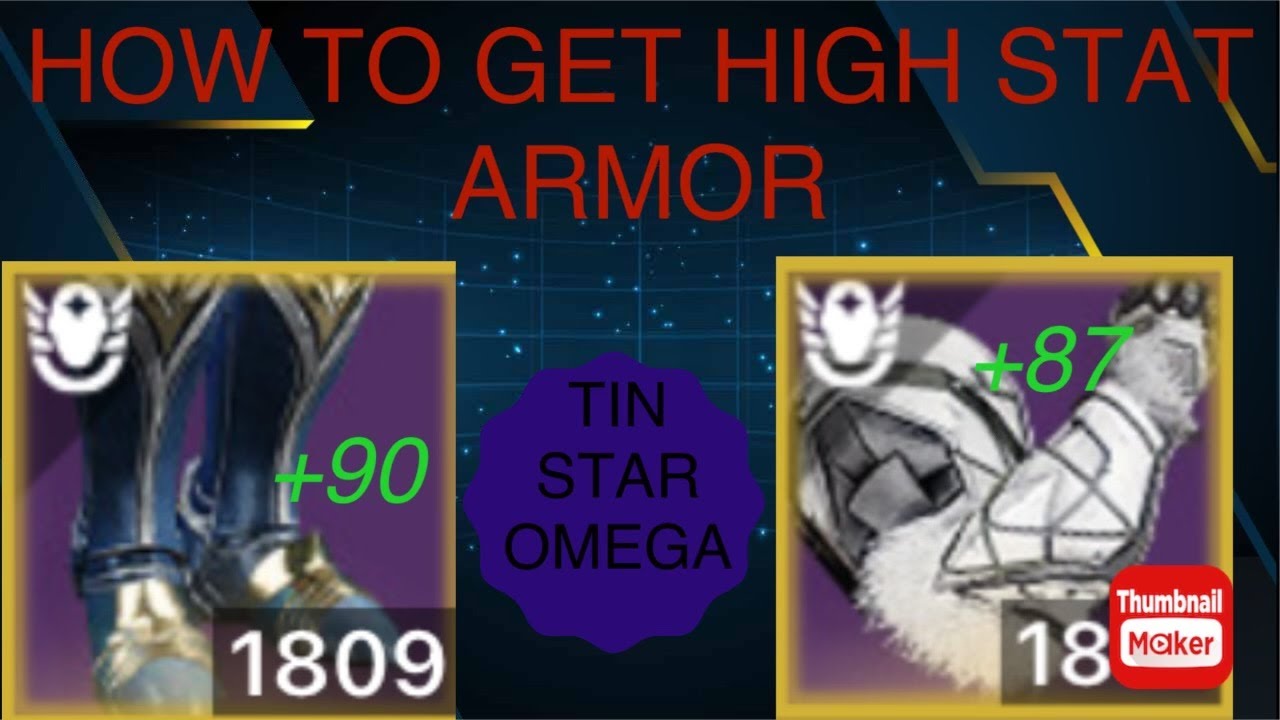 How to get HIGH STAT ARMOR in Destiny 2- Fast And Easy - YouTube