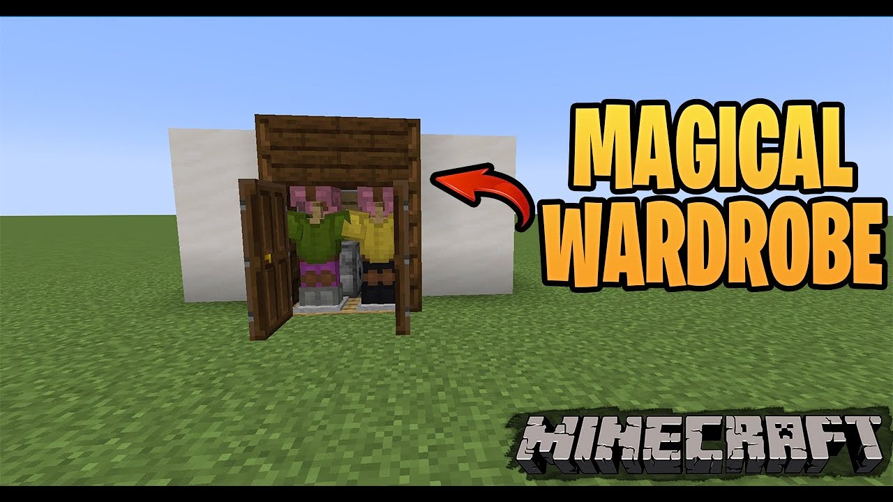 Magical Wardrobe in Minecraft!! - YouTube