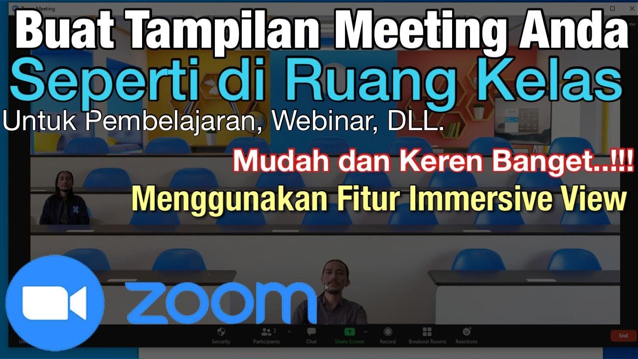 Cara Mengganti Background Ruang Meeting pada Zoom | Immersive View ...