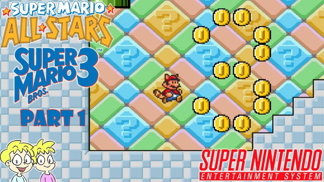 Super Mario All-Stars - Super Mario Bros. 3 - Part 1 - Super Nintendo ...