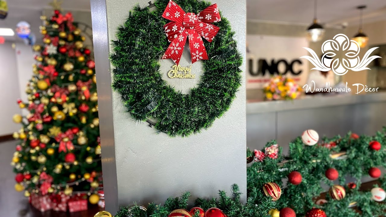 Unveiling the Magical Christmas Decor at the UNOC Office | Wandhawulo ...