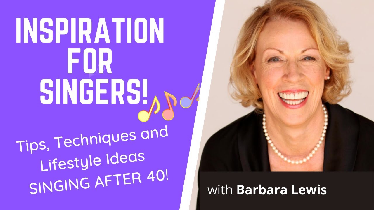 How to be creative when you are older, Barbara Lewis, Singing After 40 ...
