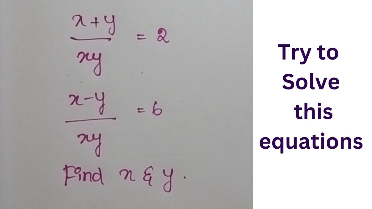 Part 3 Complicate algebric Equation solve in 1 minute 😱 Try it #maths # ...