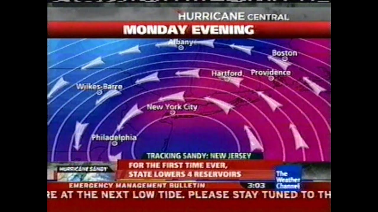 The Weather Channel - Hurricane Sandy coverage (October 28 - 29, 2012 ...