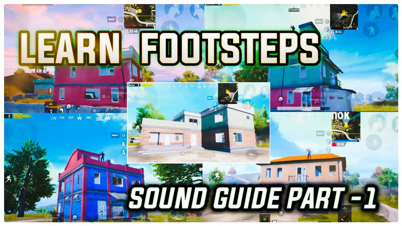 LEARN FOOTSTEPS EASIEY/PUBG MOBILE/SOUND GUIDE PART-1 - YouTube