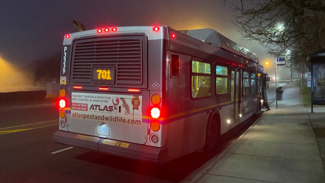 Port Coquitlam Translink 2006 New Flyer C40LFR P3339 on 701 Maple Ridge ...
