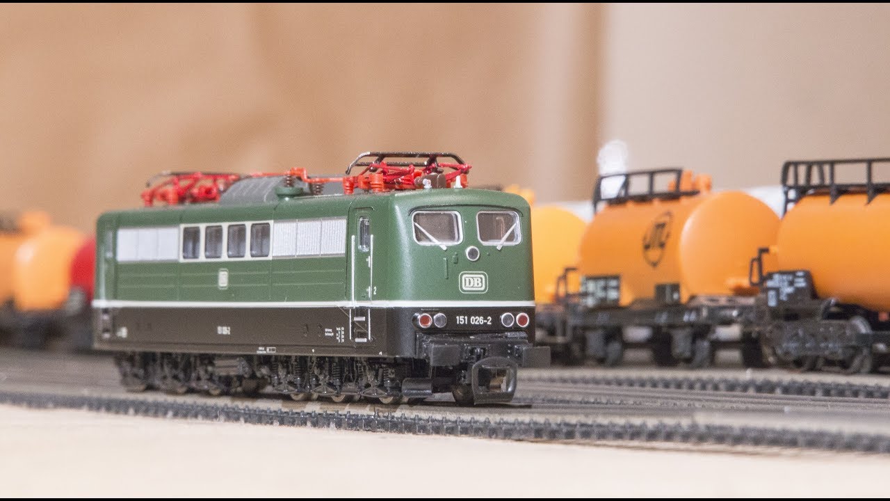 TT scale model trains 027: DB BR 151 from PIKO and BR 221 from TILLIG ...