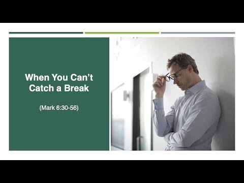 When You Can't Catch a Break - YouTube