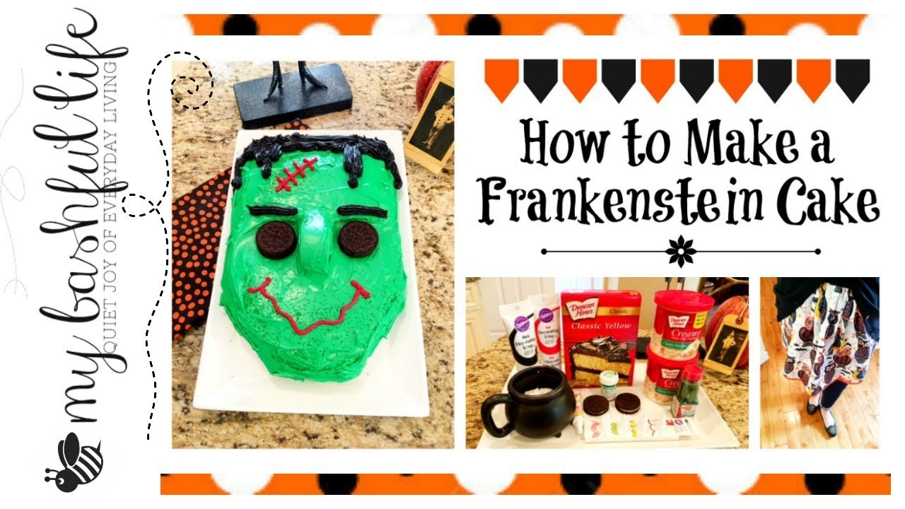 Halloween Cake / Frankenstein Cake - YouTube