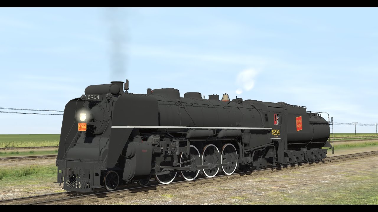 Kitbash: CN U2g 4-8-4 - YouTube