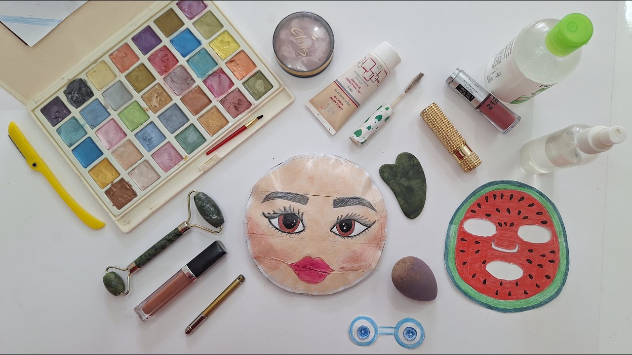 Roblox Baddie Skincare and Makeup 💖 Blind Bag Paper | satisfying ASMR ...