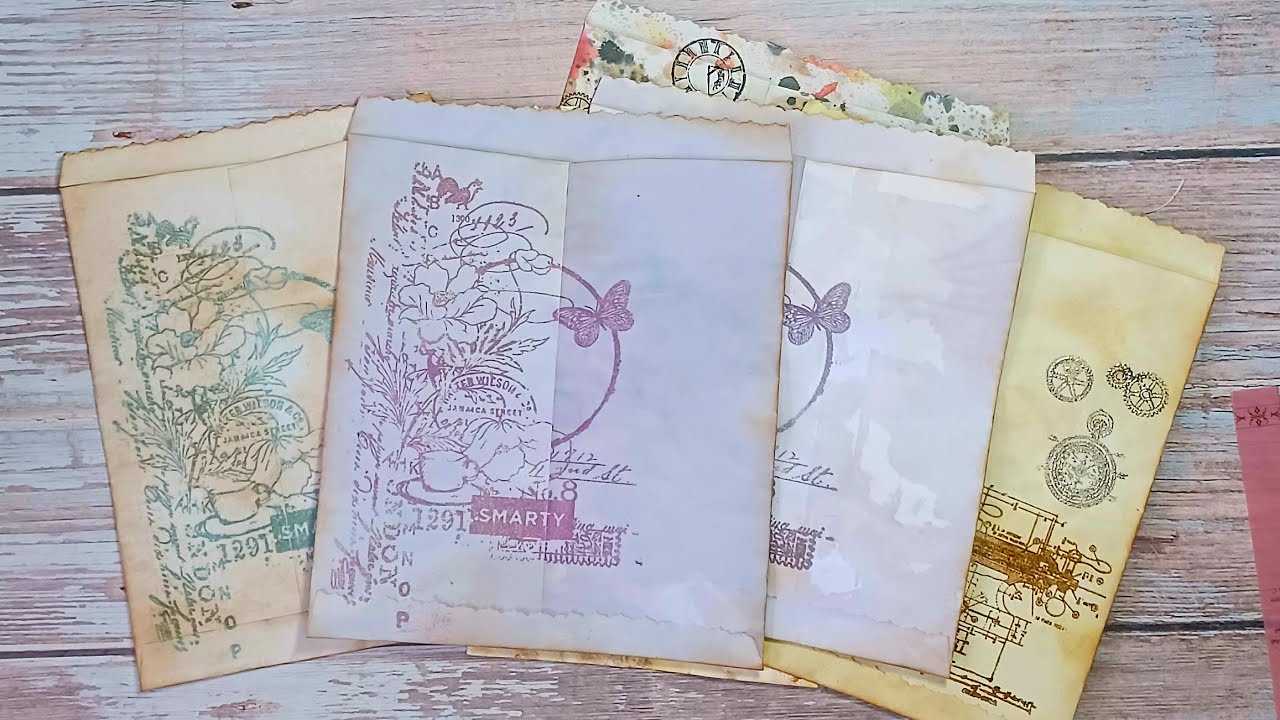 Creating Cute paper bags - YouTube