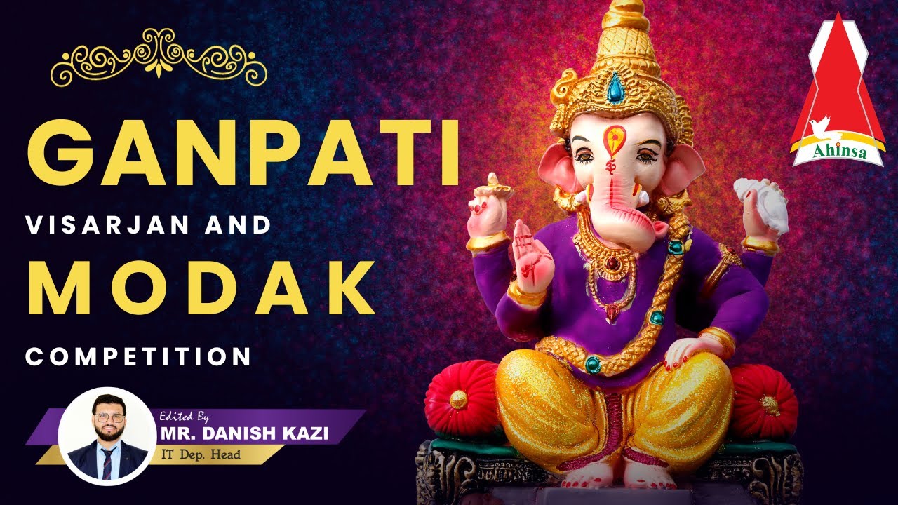 Ganpati Visarjan and Modak Competition - YouTube