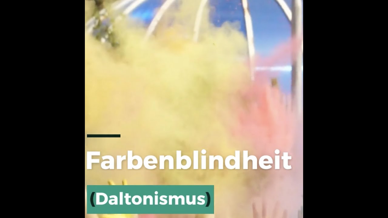 Farbenblindheit Daltonismus - YouTube