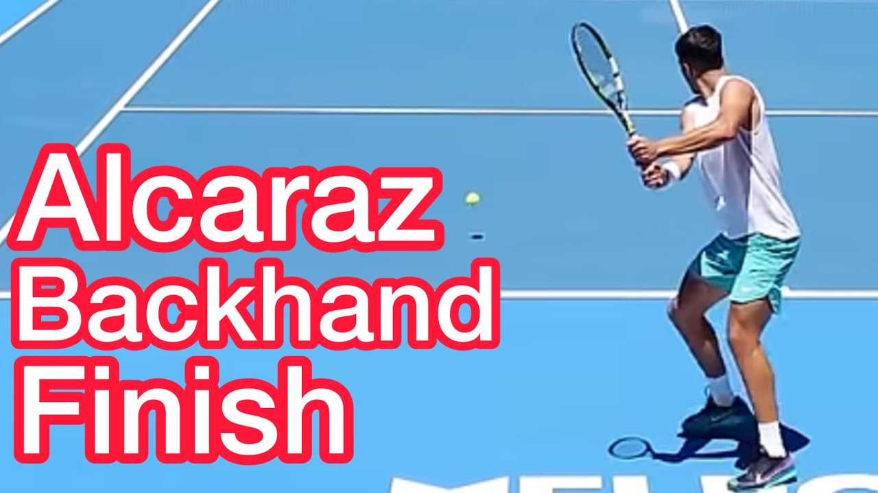 How To EMULATE The Carlos Alcaraz BACKHAND (3 Easy Tennis Tips) - YouTube