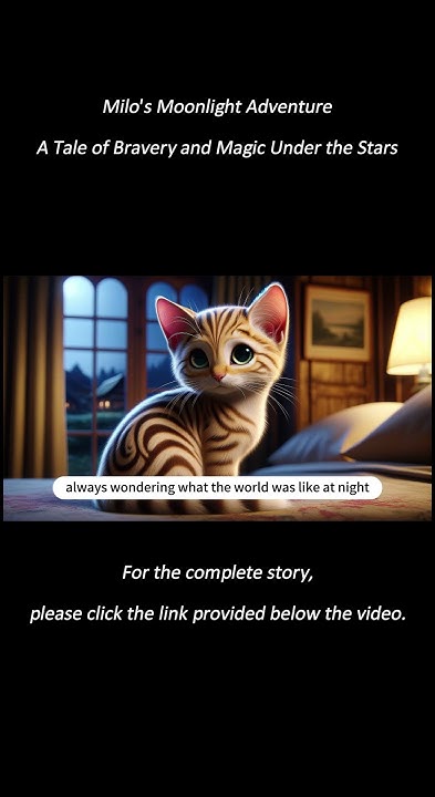 [Children's Story] Milo's Moonlight Adventure 🌜🌟🐾 - A Tale of Bravery ...