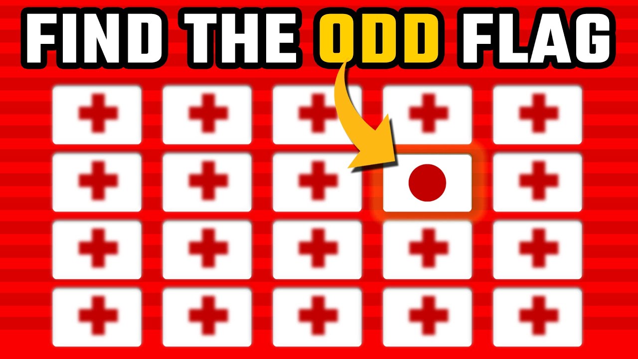 Find the Odd Flag | Spot Real Flag Challenge - YouTube