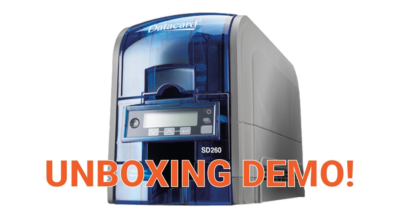 DATACARD SD SERIES UNBOXING AND START - YouTube