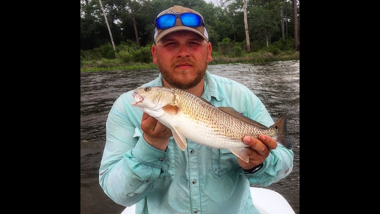 Bayou Redfish catch and cook! - YouTube